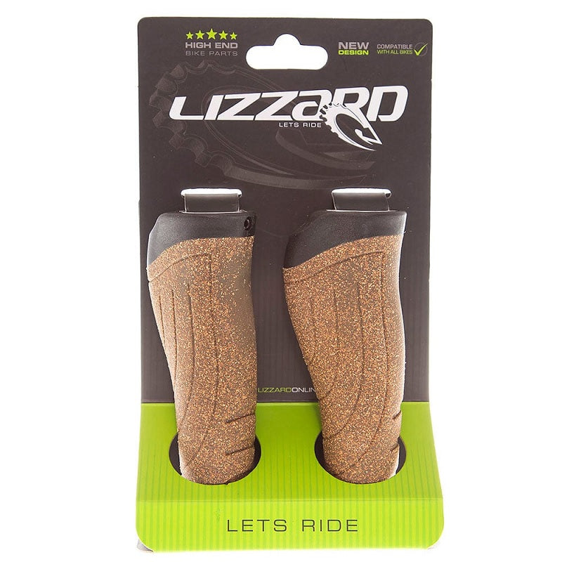 LIZZARD Athi Ergo Lock-On Rubber Grips – Bike Addict