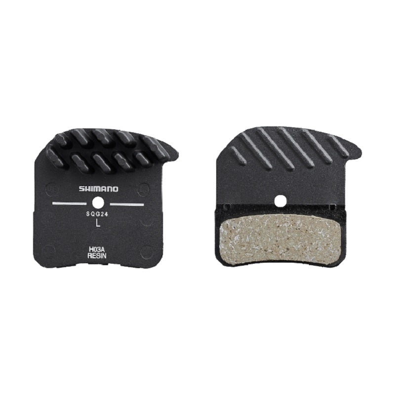 SHIMANO H03A Resin 4-Piston with Fin Brake Pad – Bike Addict
